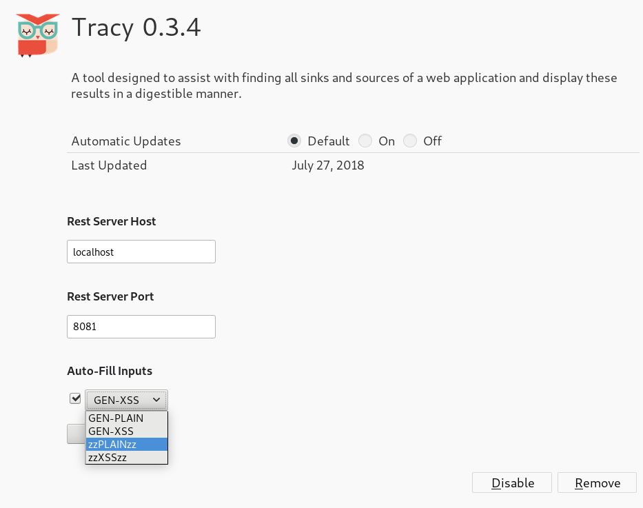 Add styling to dropdown menu · Issue #3 · nccgroup/tracy · GitHub