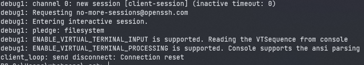 Connection reset when using ssh installed through winget · Issue #2073 · PowerShell/Win32 ...