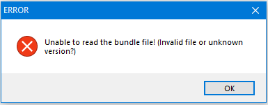 Invalid file or unknown version? · Issue #181 · SeriousCache/UABE · GitHub