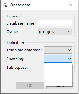 can't create database with encoding through UI · Issue #8168 · dbeaver/dbeaver · GitHub