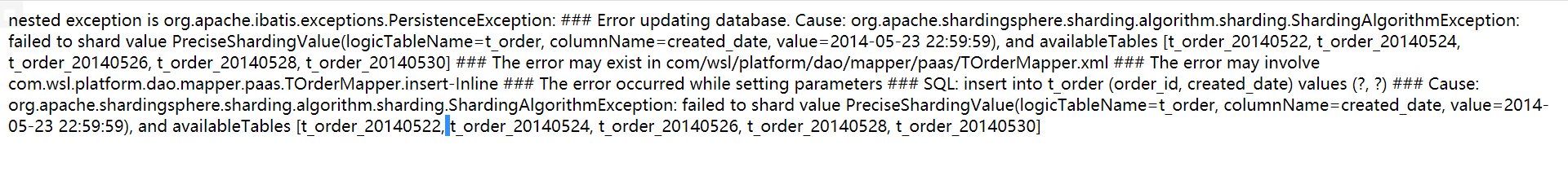 【interval Sharding Algorithm Type Interval Attributes Datetime 