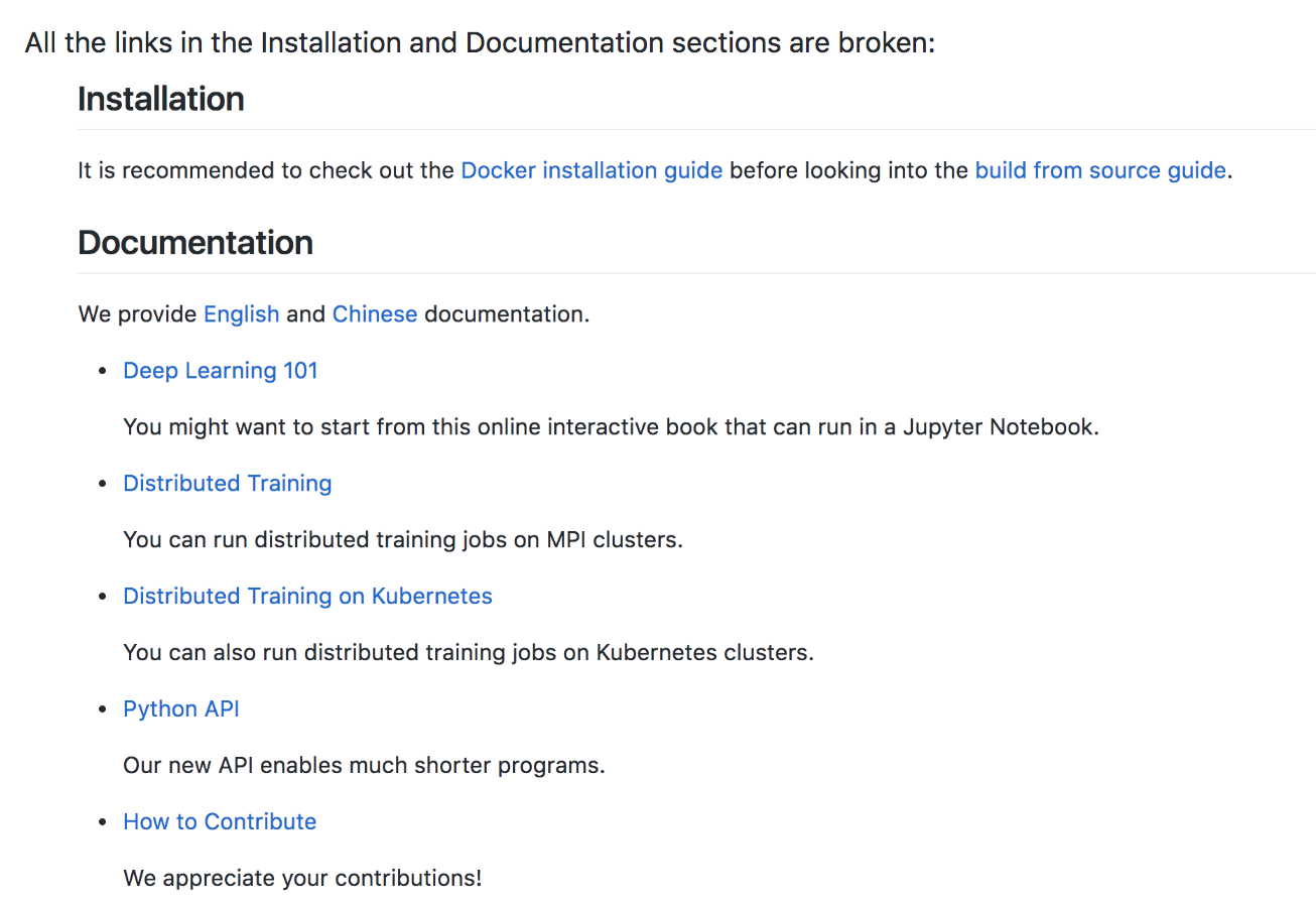 Broken links in README.md · Issue #13152 · PaddlePaddle/Paddle · GitHub