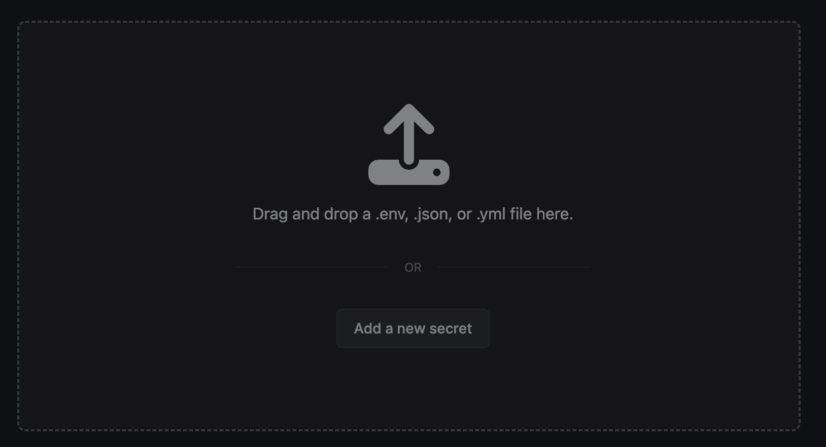 Cannot upload json secrets file · Issue #931 · Infisical/infisical · GitHub