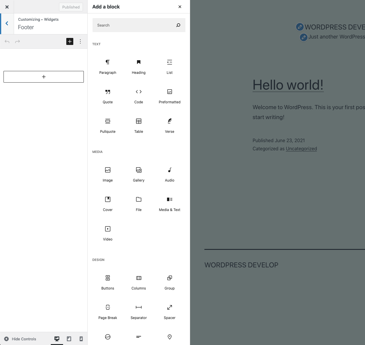 Block inserter is empty when a sidebar contains no widgets · Issue #32931 · WordPress/gutenberg ...