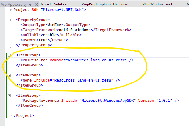 PRIResource build action is absent in WPF projects · Issue #2324 · microsoft/WindowsAppSDK · GitHub