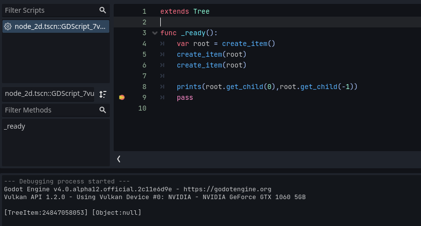 [Godot4] TreeItem.get_child() not correct with negative · Issue #63420 · godotengine/godot · GitHub