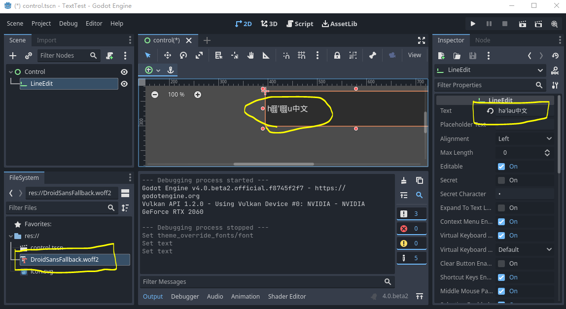 Can't render some characters · Issue #66737 · godotengine/godot · GitHub