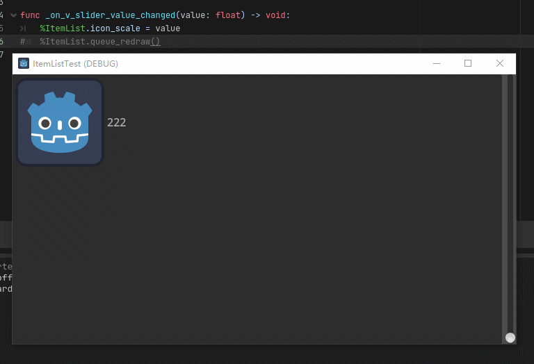 ItemList Not Update When Change Property Issue 74223 Godotengine 