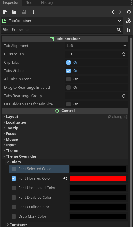 Can't set tab's hover color by theme · Issue #80989 · godotengine/godot · GitHub