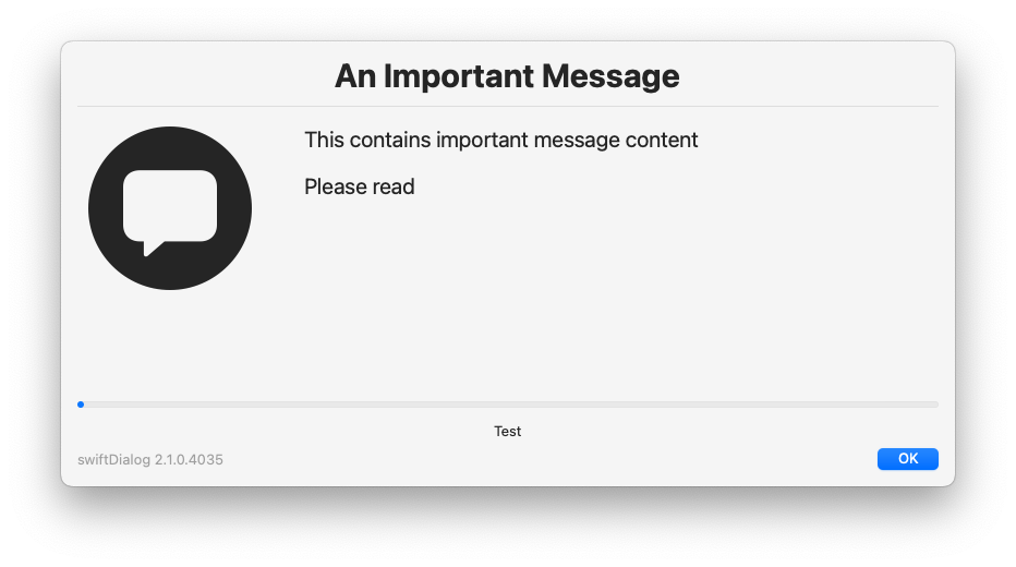 dialog with --progress · Issue #220 · swiftDialog/swiftDialog · GitHub