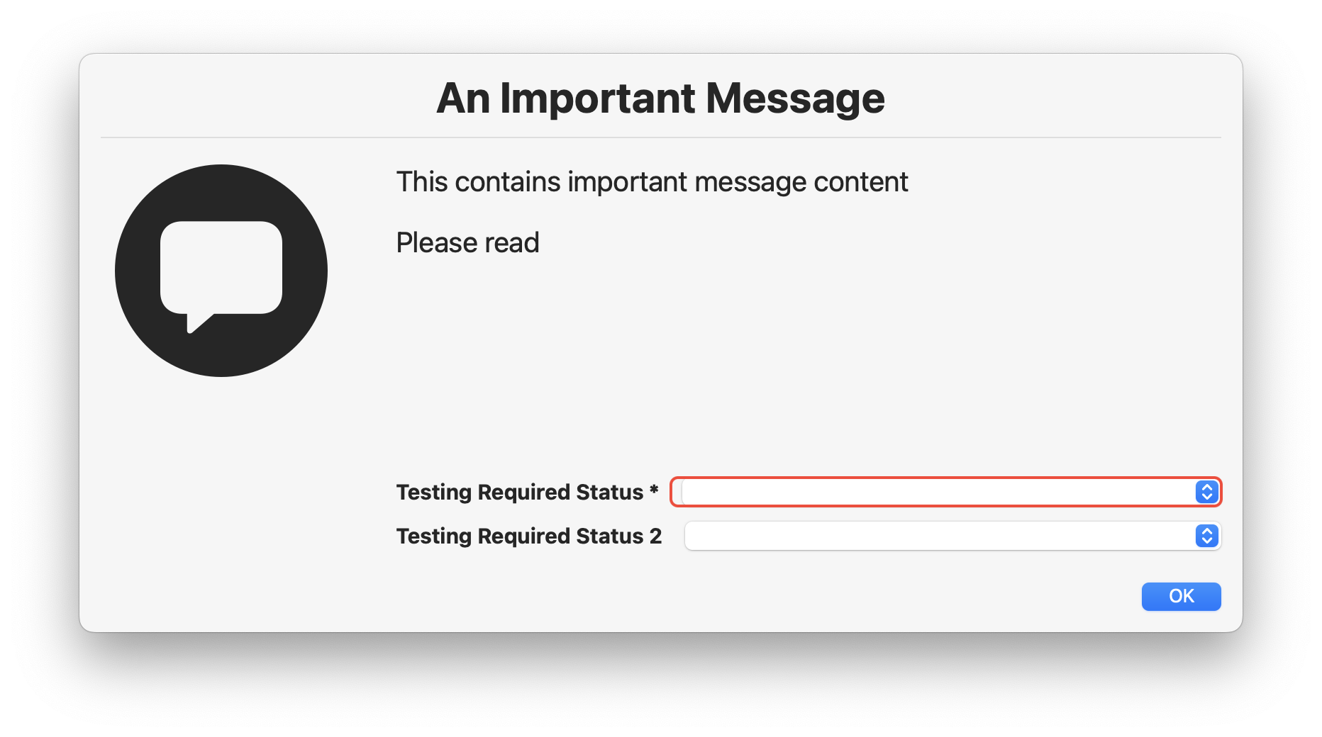 Feature Request: Ability to make selectable lists required · Issue #240 · swiftDialog ...