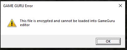 [Gameguru Classic] Encryption Error · Issue #3781 · TheGameCreators/GameGuruRepo · GitHub