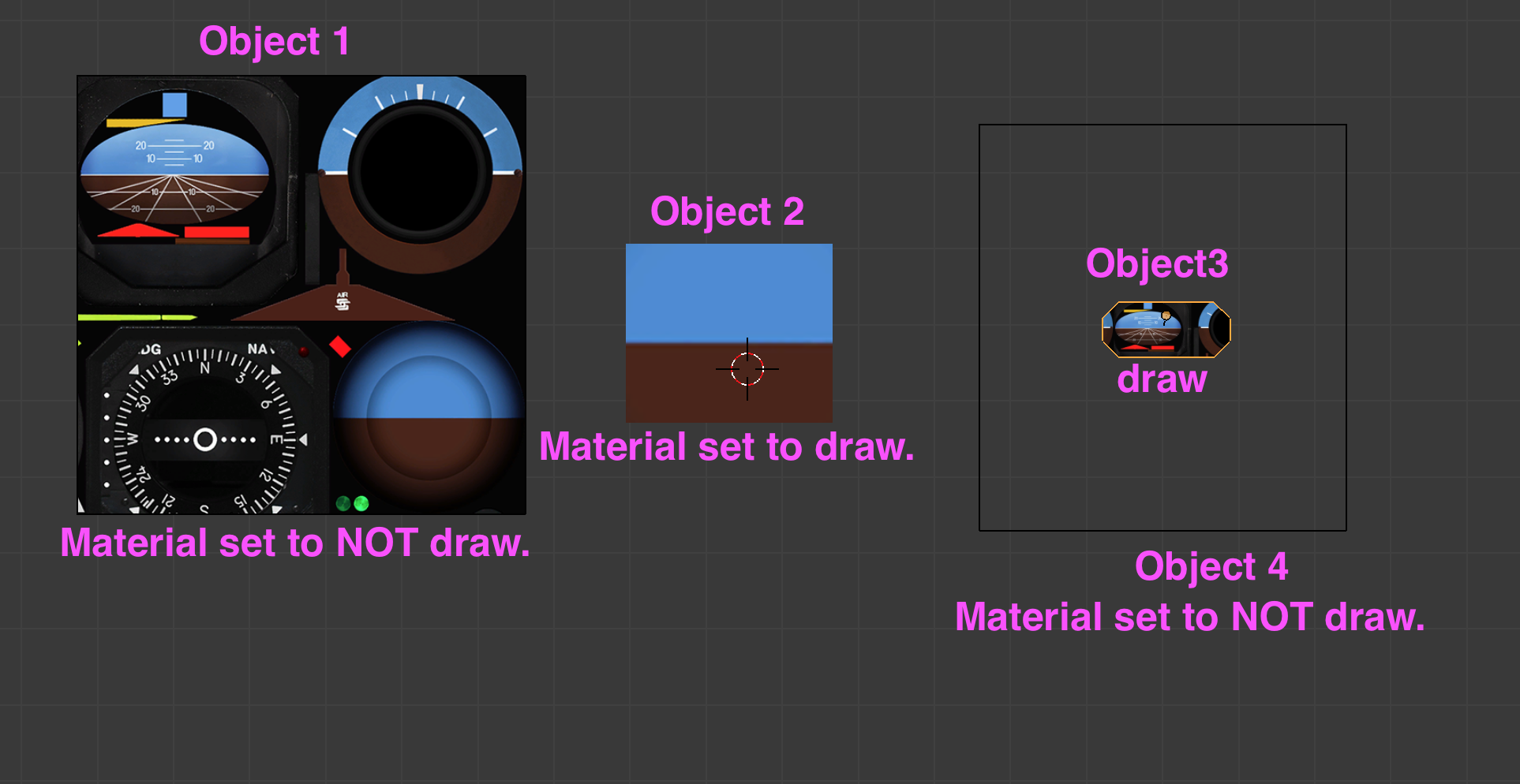 Objects set with the "Draw" checkbox un-checked (in Materials) still draw. · Issue #259 · X ...