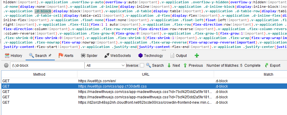 Search/Find Highlight Issue · Issue #6359 · zaproxy/zaproxy · GitHub