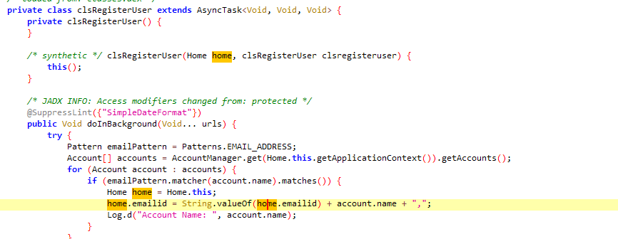 [core] local variable uninitialized in latest versions of JADX · Issue ...