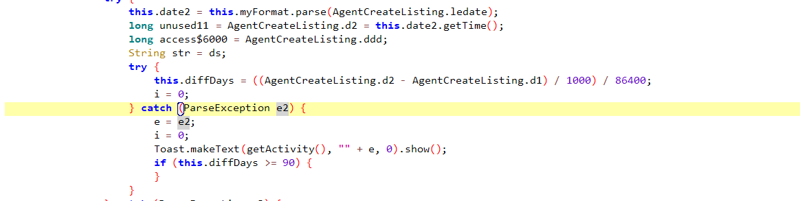 Mismatching Identifier names in exception handling[core] · Issue #833 ...