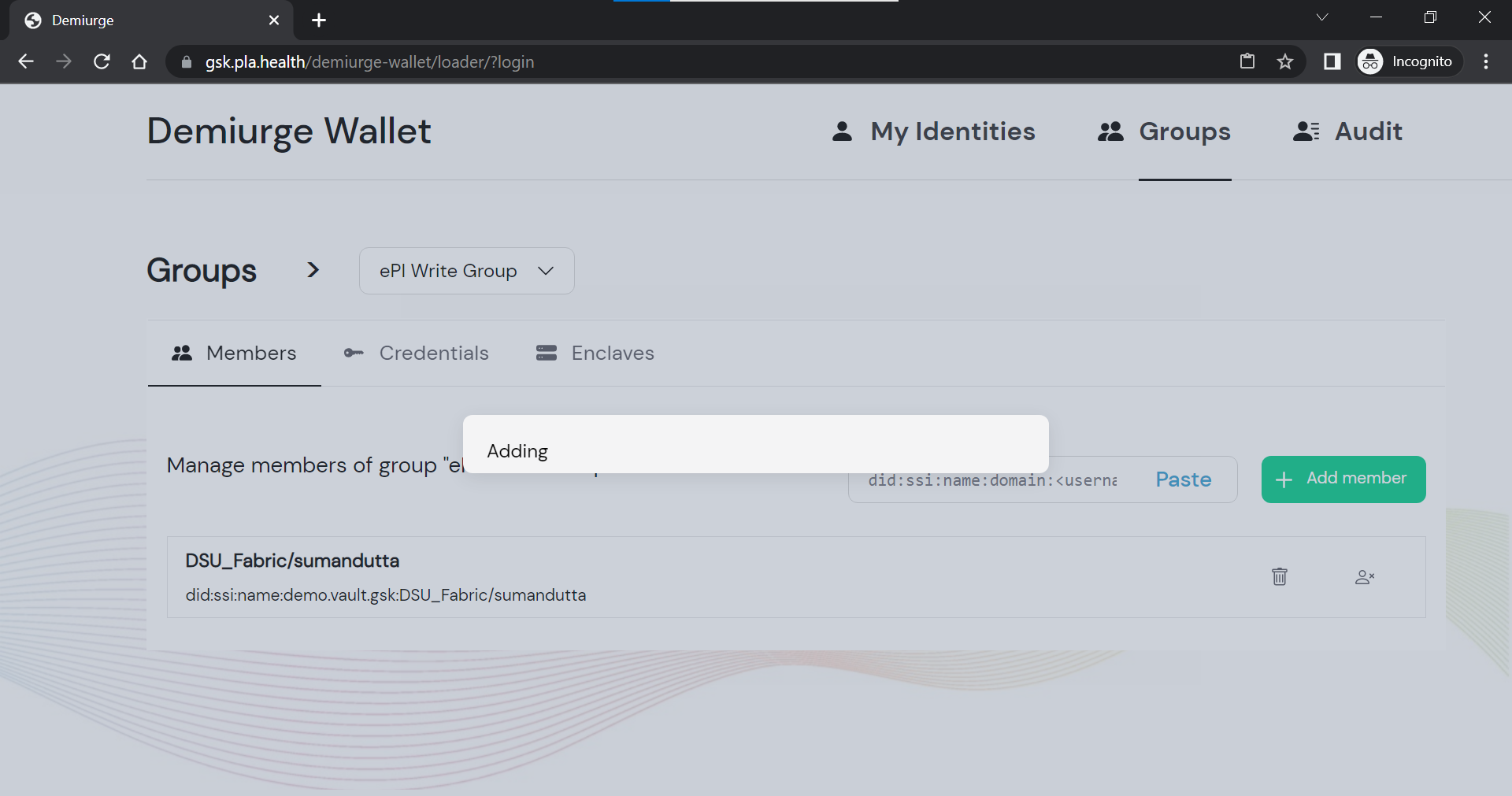 Demiurge Audit Trail bugs · Issue #964 · PharmaLedger-IMI/epi-workspace · GitHub