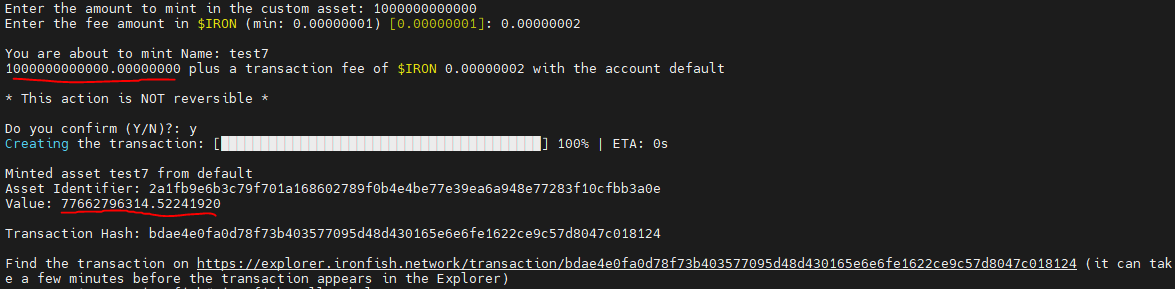 Token amount variable overflow · Issue #3043 · iron-fish/ironfish · GitHub