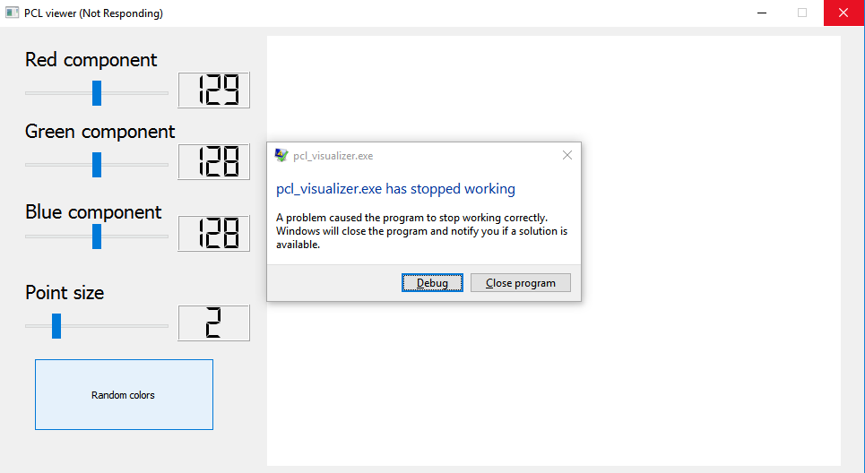 Qt pcl example problem · Issue #2200 · PointCloudLibrary/pcl · GitHub