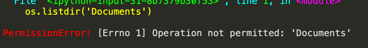 Problem with permissions in macOS Catalina · Issue #11387 · ContinuumIO/anaconda-issues · GitHub