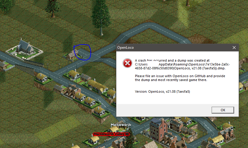 Right clicking on a road I've built either makes the game crash or causes the road price to go ...