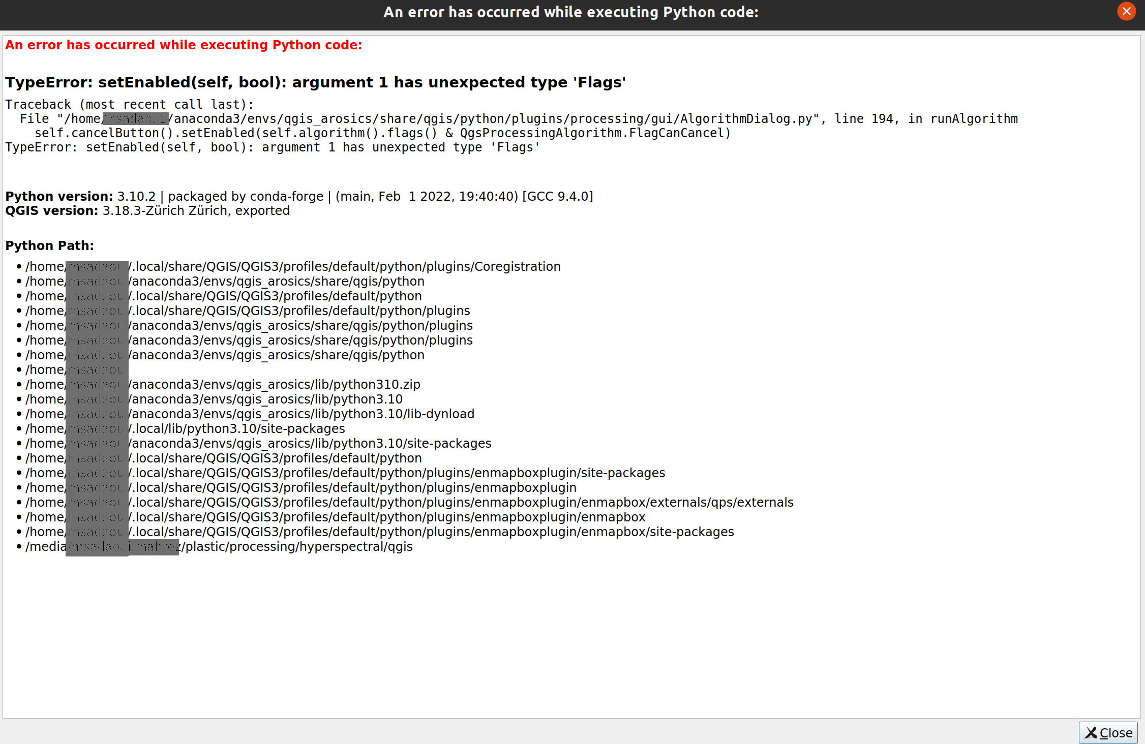 Python error - installing Co-registration plugin in QGIS - Ubuntu · Issue #5 · SMByC ...