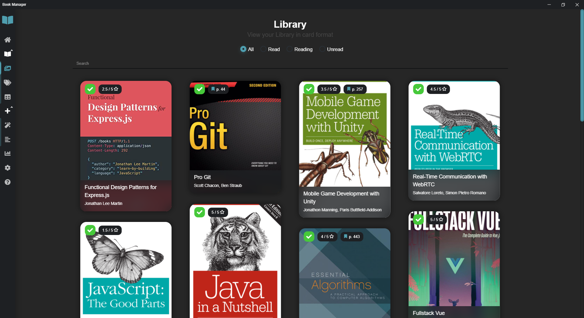 GitHub - leytonoday/BookManager: Manage your academic and personal reading