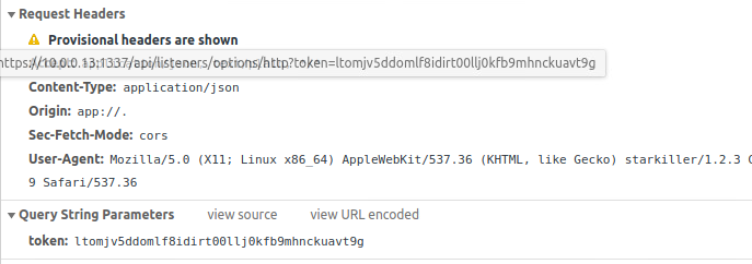[BUG] Cannot see adding listener · Issue #35 · BC-SECURITY/Starkiller · GitHub