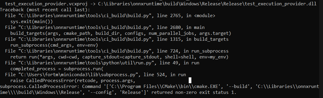 Failed to build onnxruntime with TensorRT on Windows 11 · Issue #12375 · microsoft/onnxruntime ...