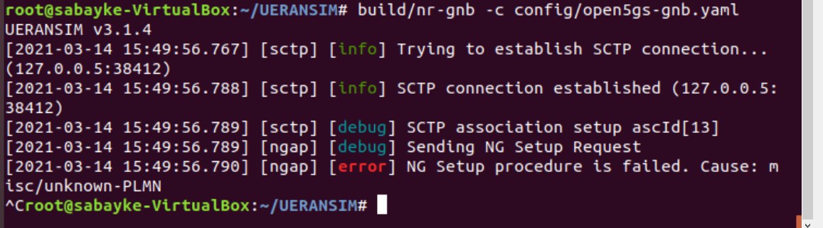 unknown-PLMN error · Issue #268 · aligungr/UERANSIM · GitHub