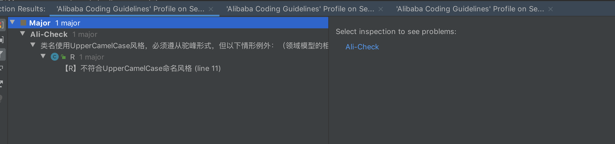 在idea中对相同代码重复扫描，结果不一致 · Issue #683 · alibaba/p3c · GitHub