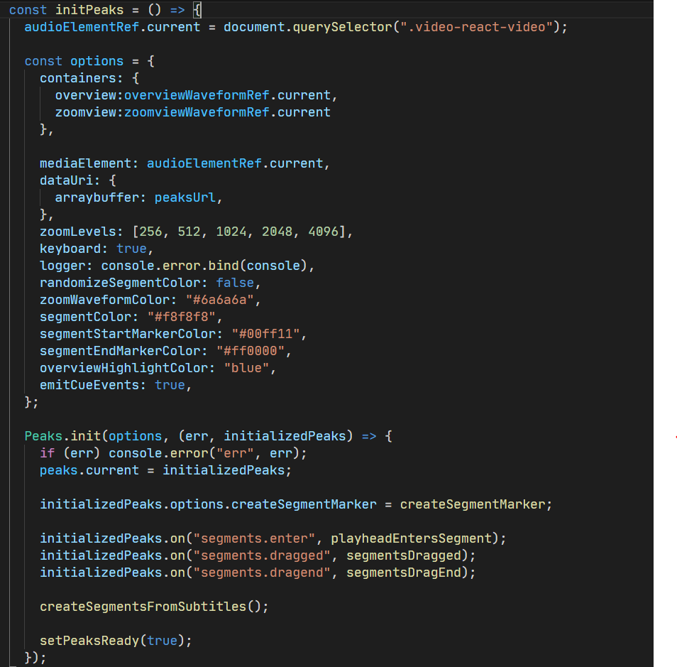 Zoomview is not generated since 0.26 when using an arraybuffer · Issue #409 · bbc/peaks.js · GitHub