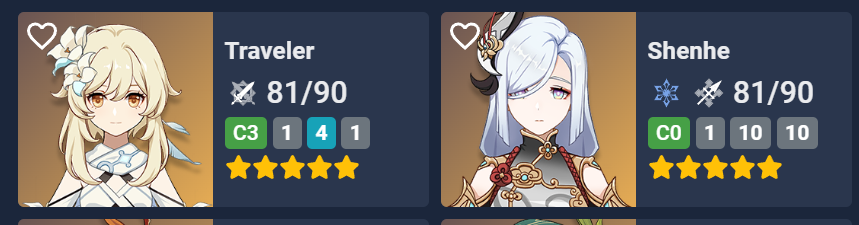 Add element icon to Traveler mini card in character selection modal ...