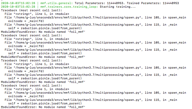 Issue Fine-tuning / Training on multiple GPUs · Issue #600 · facebookresearch/mmf · GitHub