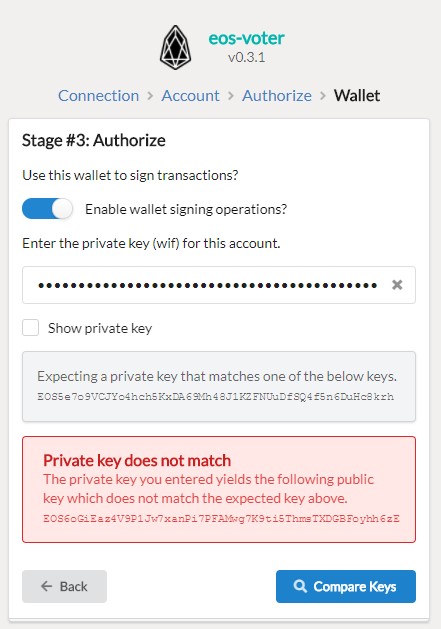 "Private Key Does Not Match" Message For a Valid Key Pair · Issue #227 ...