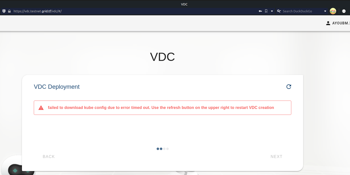 failed to download kube config due to error [Errno None] Unable to connect to port 22 on 185.69 ...