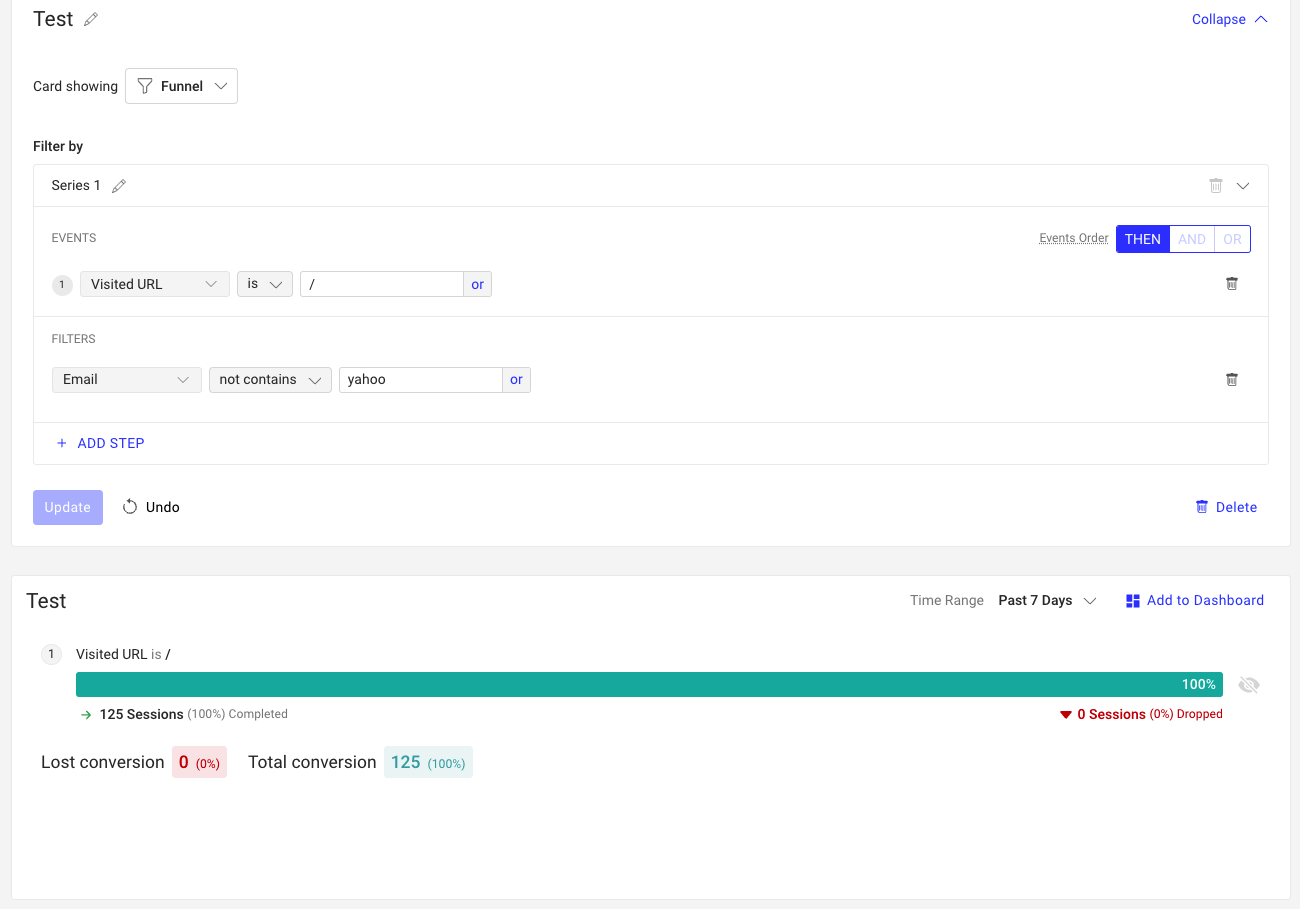 Multi Step Funnel With Metadata Filter Not Applying Metadata Filter · Issue 1599 · Openreplay