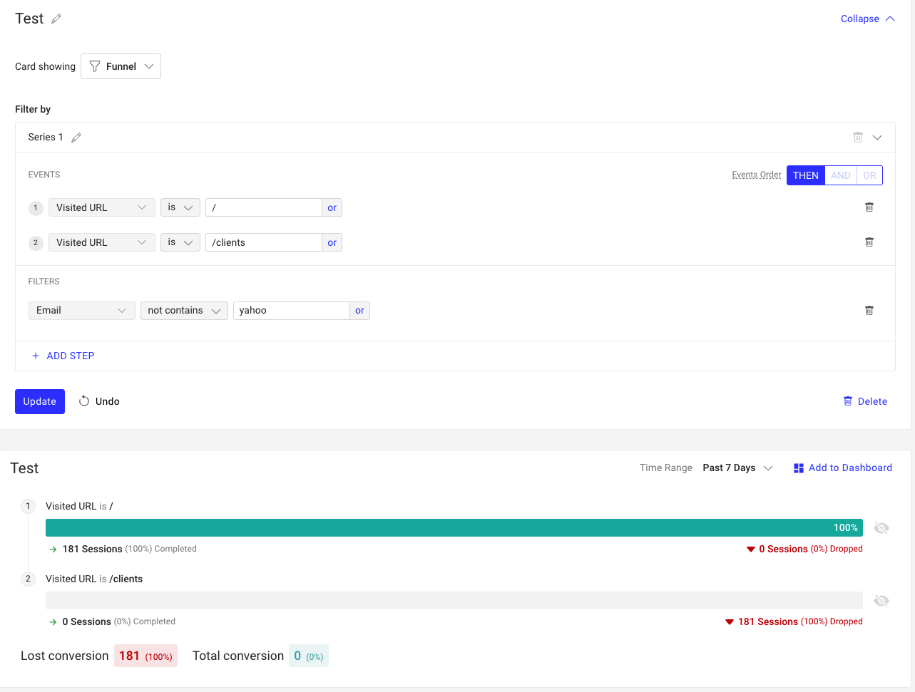 Multi Step Funnel With Metadata Filter Not Applying Metadata Filter · Issue 1599 · Openreplay