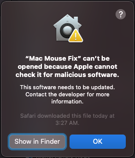 “Mac Mouse Fix quit unexpectedly” when opening v3.0.0 Beta 1 [bug] · Issue #369 · noah-nuebling ...