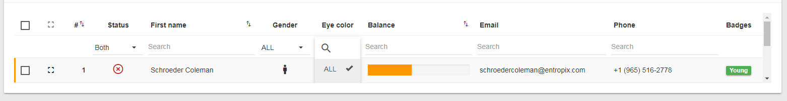 Selectheaderfilter Behind Table Body · Issue 152 · Dominokit Domino Ui · Github