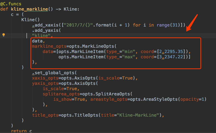 Markline 可以自定义起始位置和终点位置吗？ · Issue 376 · Pyechartspyecharts · Github