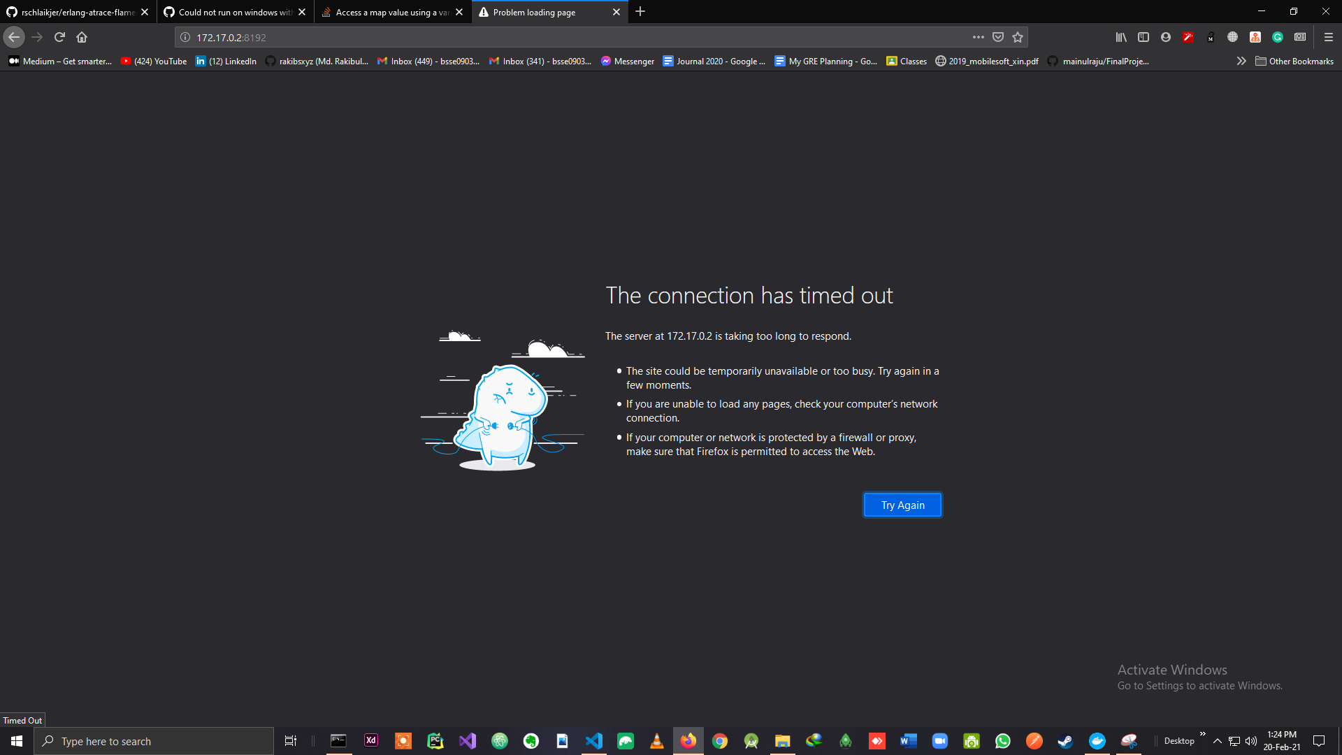 Could Not Run On Windows With Docker · Issue 7 · Rschlaikjererlang Atrace Flamegraphs · Github 7474