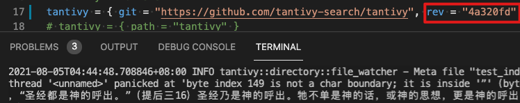 panicked at 'byte index 149 is not a char boundary; it is inside '”' · Issue #1134 · quickwit ...