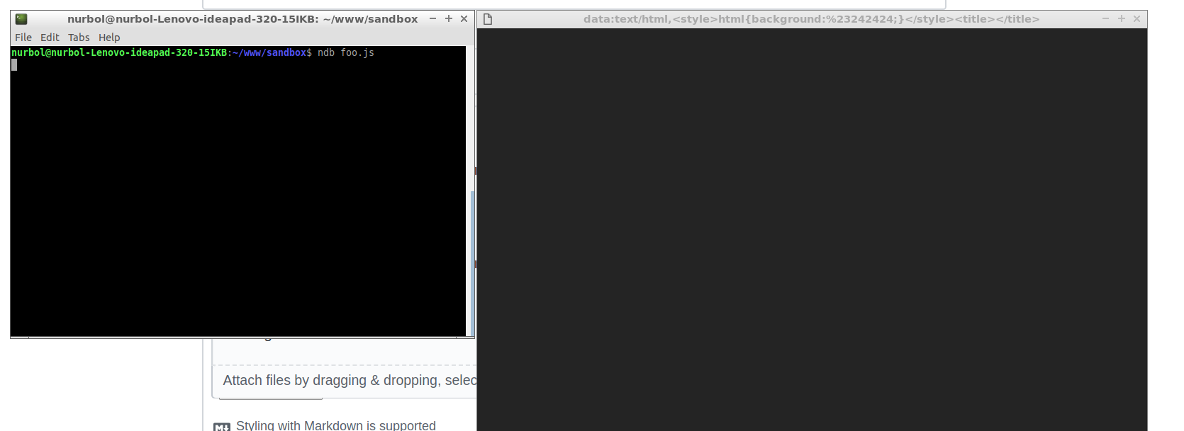 Ndb not working (is LXDE supported?) · Issue #180 · GoogleChromeLabs/ndb · GitHub