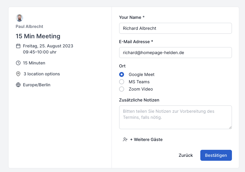 Dynamic Booking Links Location Options Lost · Issue 10859 · Calcom · Github