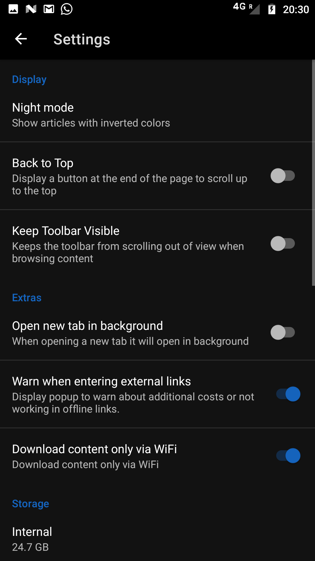 A Problem with the Night Mode · Issue #1707 · kiwix/kiwix-android · GitHub