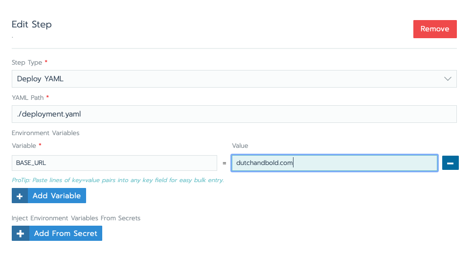 Custom Variable Substitution In Kubernetes Yaml Does Not Happen · Issue 20 · Rancherpipeline