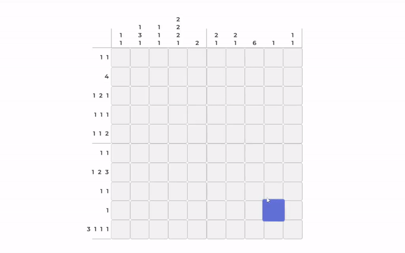 GitHub - GabrielGroenendaal/Paint-by-Numbers: An application for creating and playing nonogram ...