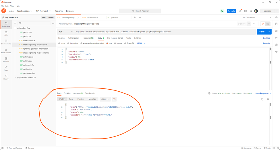 Problem with creating a lighting invoice from Greenfield API · Issue #3212 · btcpayserver ...