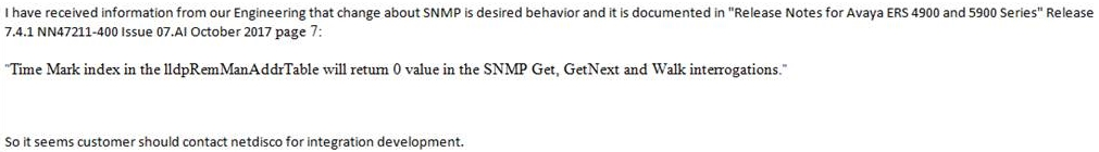 LLDP Mapping Extreme ERS4900 series · Issue #262 · netdisco/snmp-info · GitHub
